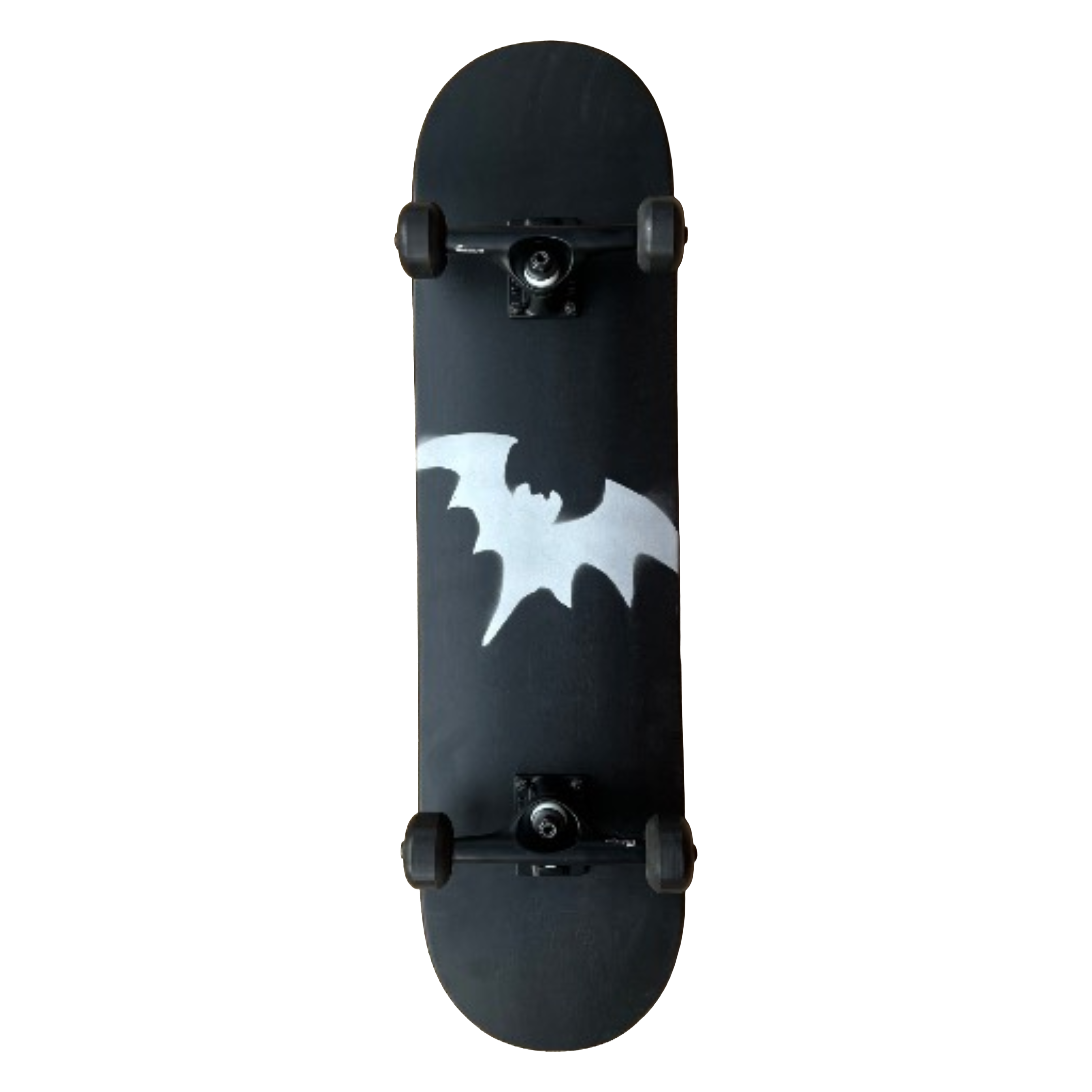 Stardust Skate Shop Matte Black / Metallic Silver Bat 041 Pre-Built Co