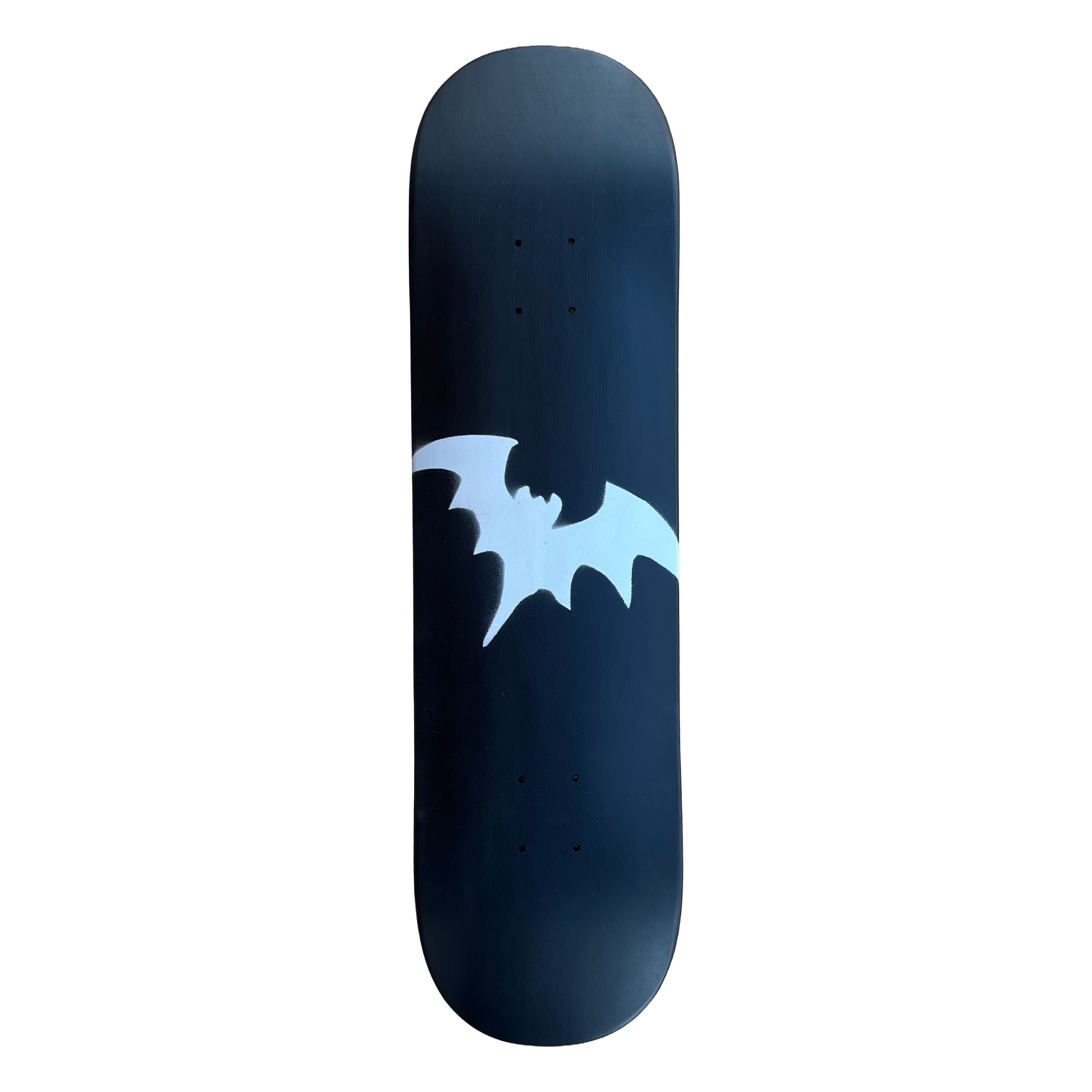 Stardust Matte Black / Metallic Silver Bat Deck 041 8.25" (Full Cut ...